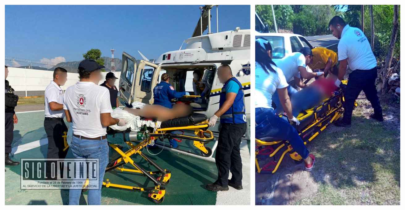 Accidente con máquina agrícola deja a un joven gravemente herido en ...