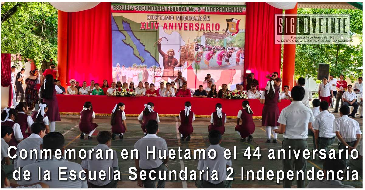 Conmemoran en Huetamo el 44 aniversario de la Escuela Secundaria 2 ...