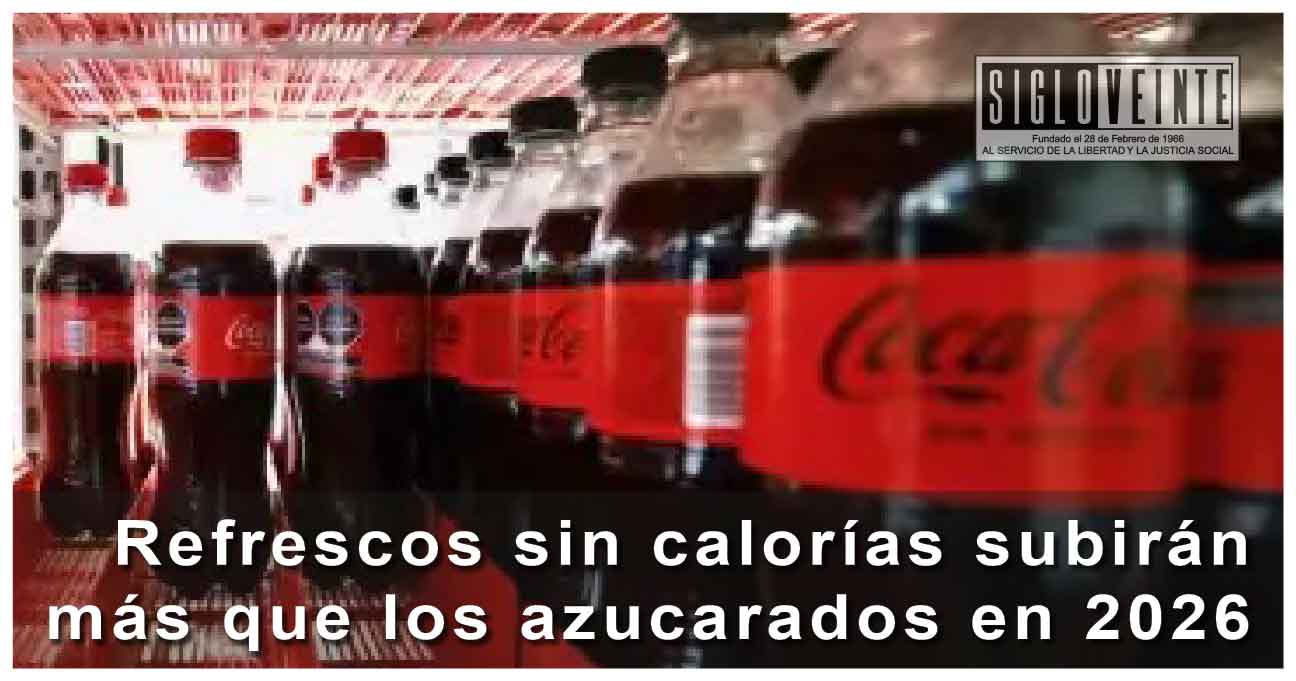 Refrescos sin calorías subirán más que los azucarados en 2026 ...